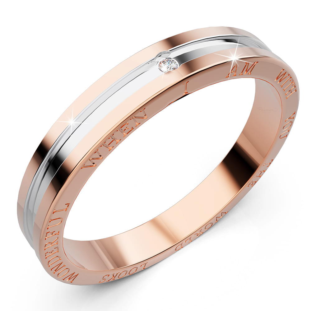 Boxed The Ethereal 2 Pc Rings in Rose Gold | Passion Jewellery